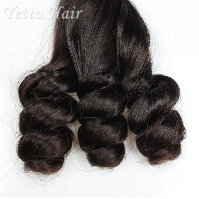 China Het echte Indische Maagdelijke Haar van Funmi, het Menselijke Haarweefsel van Remy voor Zwarten Te koop