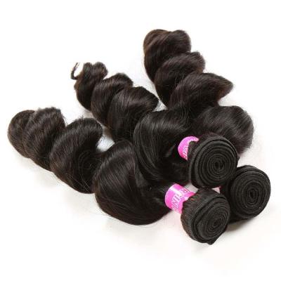 Cina Capelli sciolti vergini di Wave del tessuto peruviano vergine non trattato dei capelli umani in vendita