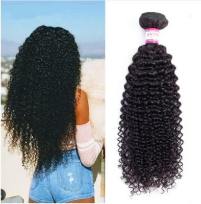 China Das extensões de trama humanas 100% brasileiras encaracolados do cabelo do Virgin do Afro cor natural à venda