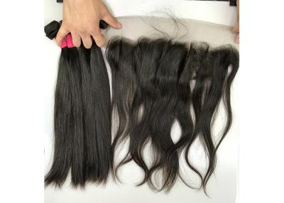 Cina I capelli diritti serici vergini brasiliani di 100% impacchettano il nero naturale nessun groviglio in vendita