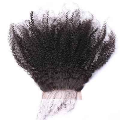 Cina del brasiliano riccio crespo di afro 1B capelli vergini 100% rimbalzante e molli con elasticità in vendita
