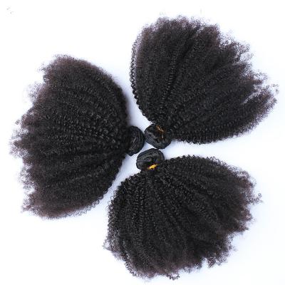Cina del brasiliano riccio crespo di afro 1B capelli vergini 100% rimbalzante e molli con elasticità in vendita