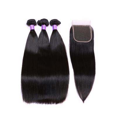 Cina Estensioni vergini brasiliane non trattate dei capelli umani impacchetta/100% Remy dei capelli umani in vendita