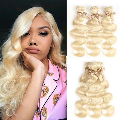Cina Capelli vergini Wave Remy del corpo del brasiliano dell'OEM 100% 613 pacchi biondi dei capelli umani in vendita