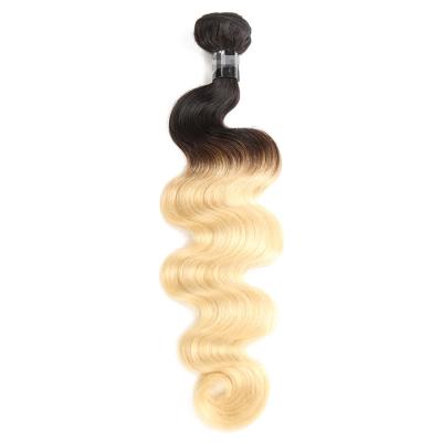 China Cor peruana do 1b das extensões do cabelo humano de 100% Ombre 613 louros/ à venda