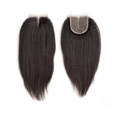 Cina Nessun estensioni diritte crespe sintetiche dei capelli umani di Remy dell'indiano per le signore nere in vendita