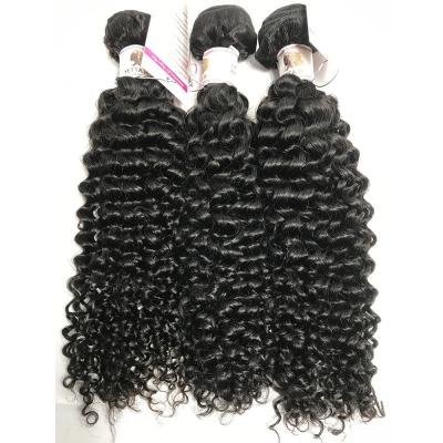 China De zwarte Krullende Uitbreidingen van het de Bundel Onverwerkte Maagdelijke Peruviaanse Menselijke Haar van het Haarweefsel Te koop