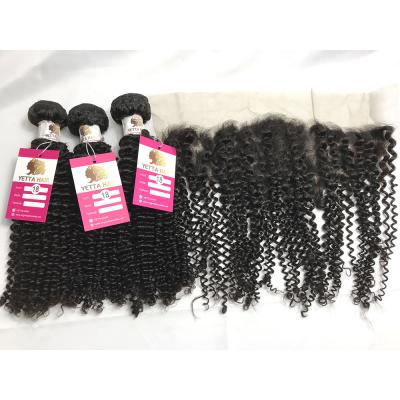 China Extensiones rizadas del pelo de Remy de la armadura peruana sin procesar del cabello humano del 100% for sale