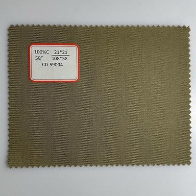 China 108*58 100 katoenen weefsel 21s gekleurde weefsel 3/1 Te koop