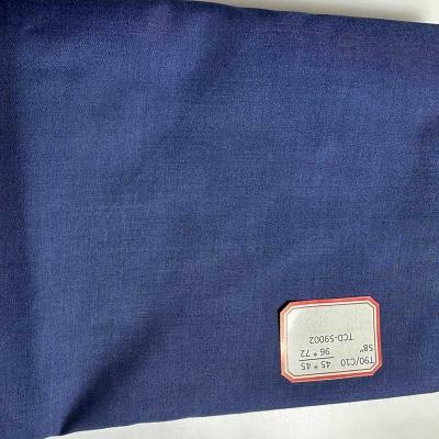 China 90% polyester 10% katoen TC-stof voor bekleding 96x72 58/59 inch Te koop