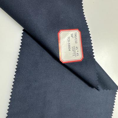 Китай 90/10 TC Поплинная ткань 133*72TC 45 Count 13372 Полиэстерная хлопчатовая ткань продается