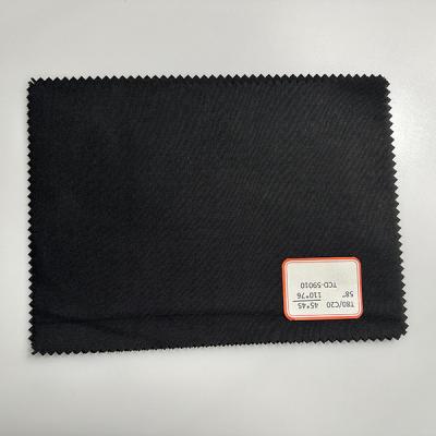 Cina Tessuto di rivestimento TC colorato singolo 100 g TC80/20 45*45 110*76 Poliestere cotone in vendita