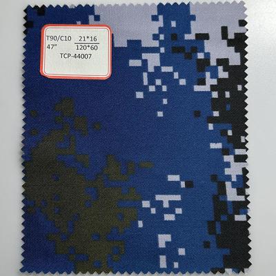 Cina Conteggio dei tessuti su misura Composizione personalizzabile Tessuti stampati per cotone / poliestere in vendita