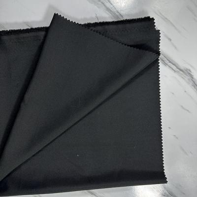 China 48X150D 100 Polyester Mens Robes Black Anti Wrinkle Fabric for sale