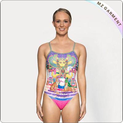 China Women Cleopatra Competitive Swimsuit for sale