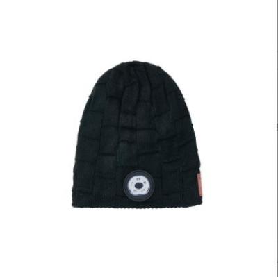Cina Bluetooth Beanie Hat Video Camera con luce, cuffie senza fili ricaricabili del cappuccio del faro di USB 4 LED per lo sci, correre in vendita