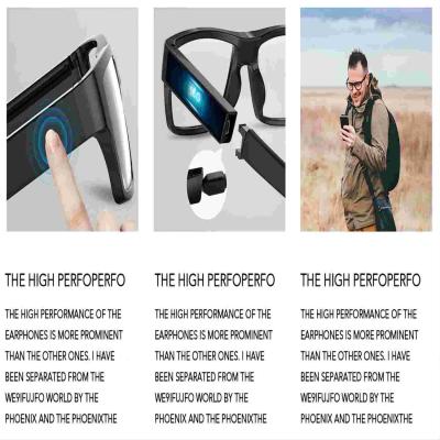 China 1080P HD Hidden Camera Sunglasses NO Button No Hole Touch To Recording In 3-5 Seconds for sale