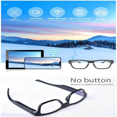 Cina Macchina fotografica all'aperto di Mini Security Camera Glasses Wireless mani libere alla registrazione 1080P in vendita