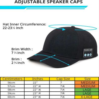 China Bluetooth speaker hat with bluetooth 5.1 adjustable songs wireless speaker for Horseback Riding, Kayaking,Snowboating for sale