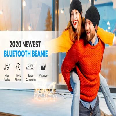 Cina B5 musica Beanie Hat con bluetooth, attrezzatura senza fili di calore dell'altoparlante del bluetooth per la scalata, ciclismo. in vendita