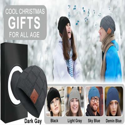 Cina L'inverno di Bluetooth Beanie Hat Headphone Music Hat delle donne degli uomini tricotta il cappuccio in vendita