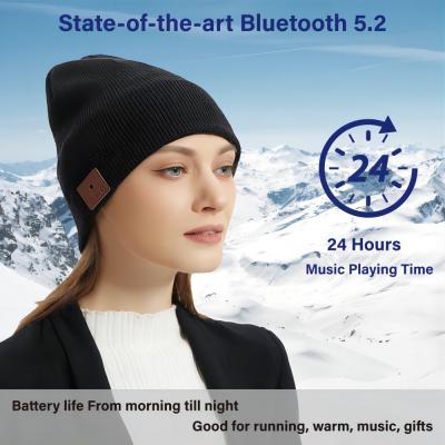 Cina L'inverno di Bluetooth Beanie Hat Headphone Music Hat delle donne degli uomini tricotta il cappuccio in vendita