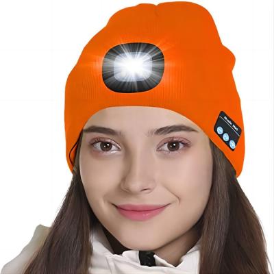 Cina Cappello unisex del faro con le cuffie senza fili della luce di Bluetooth per il papà degli uomini in vendita