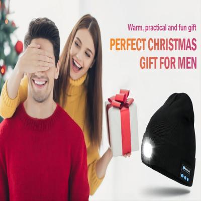 Cina Cappello senza fili delle cuffie di Bluetooth con Bluetooth leggero Beanie Night Biking in vendita