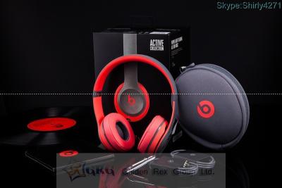 China Beats By. Dr. Dre Solo 2 Active Collection RED WIRELESS Headphones Made in China GRGL for sale