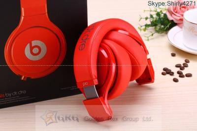 China Beats by Dr. Dre Pro Headband Over Ear Headphones - Red made in china grgheadsets-com.ecer.com for sale