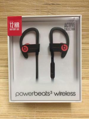 China NEW Beats By Dre Power Beats 3 WIRELESS Earbud Headphones grey red made in china grgheadests.com for sale