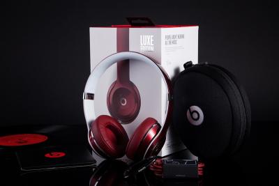 China Beats by Dre Solo2 On-Ear Headphones Luxe Edition In Red With Remote Control with seal box for sale