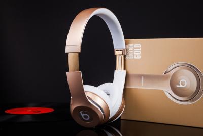 China Beats by Dr.Dre Solo2 Wireless Headband Wireless Headphones Special Edition Gold for sale