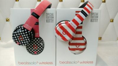China 2018 New HELLO KITTY Solo 3 Wireless - Beats By Dre. - Special Edition Headphones made in China gregheadsets.com for sale