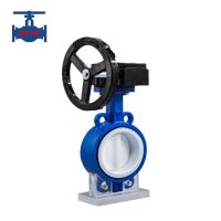 Quality Full Fluorine Lined Butterfly Valve for sale