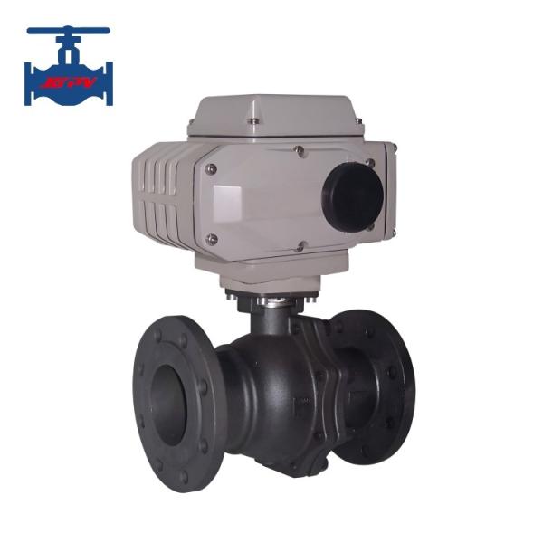 Quality ANSI Electric Valve Cast Steel WCB Flanged Float Ball Valve OEM / ODM Service for sale