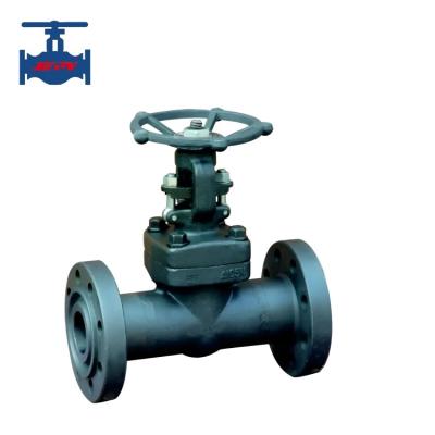 Turbo Forged Flange Gate Valve with ISO9001 ISO14001 Certification and A216-WCB Cast Steel Construction