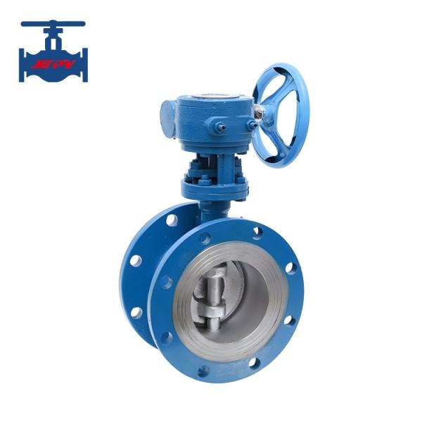 Quality Cast Steel WCB Flanged Butterfly Valve Triple Offset For Water / Steam And Oil Use for sale