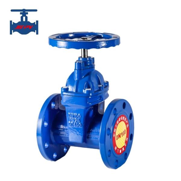 Quality Resilient Seated Flanged Gate Valve Non Rising Stem Ductile Iron Gate Valve With Soft Seal for sale
