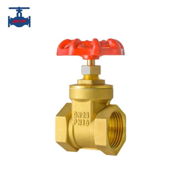 Quality Corrosion Resistant Brass Female Threaded Gate Valve With Handwheel Operation for sale