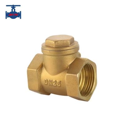 Brass Horizontal Threaded Check Valve ISO9001 ISO14001 Certified with 18 Months Warranty