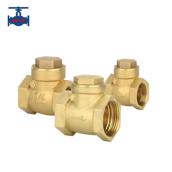 Quality Brass Female Threaded Swing Check Valve For Medium Backflow Prevention for sale