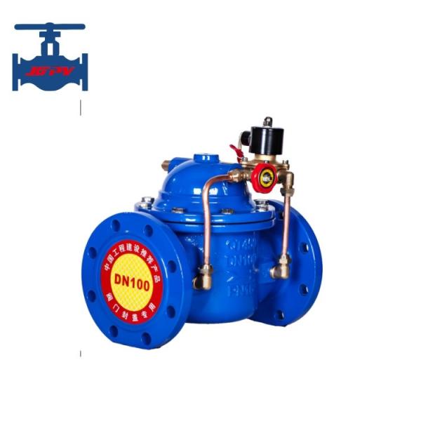 Quality Hydraulic Cast Steel Electric Water Flow Control Valve Quick Response for sale