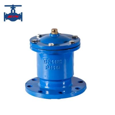 China Cylindrical Flanged Automatic Quick Air Exhaust Valve Long Service Life for sale