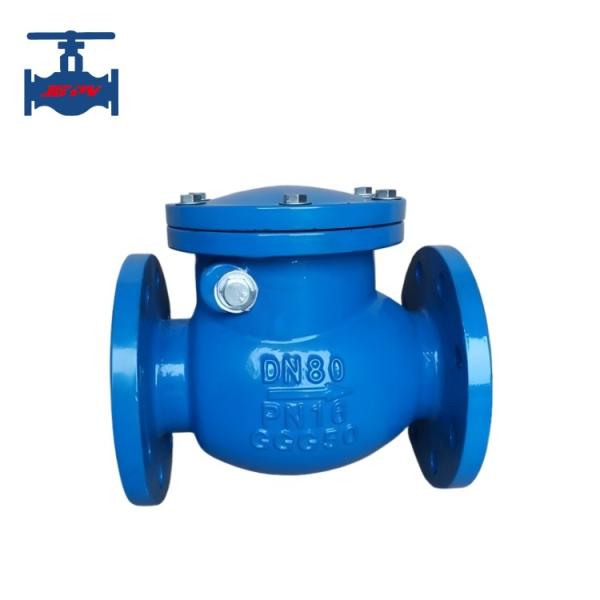Quality Metal Sealing Ductile Iron Swing Check Valve For Water Pipeline BS5153 Standard for sale