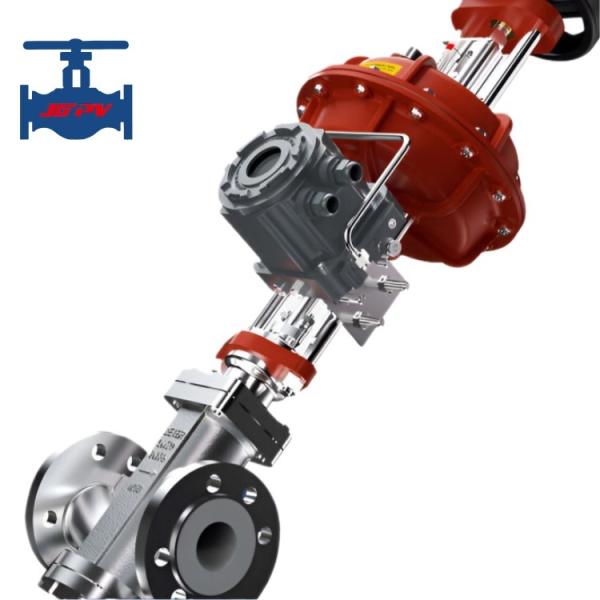 Quality Electric And Pneumatic Operated Control Valve Straight Travel Fluorine Lined Control Valve for sale