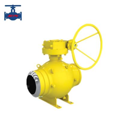 China Turbo Integrated Fully Welded Ball Valve for Standard Pressure Applications for sale