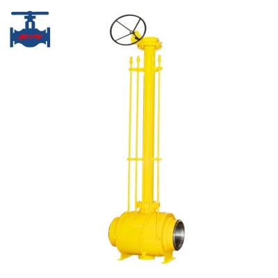 China Underground double released welded ball valve for sale