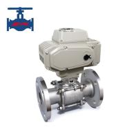 china Direct Mount 3-Piece Electric Ball Valve for Two Way Flow