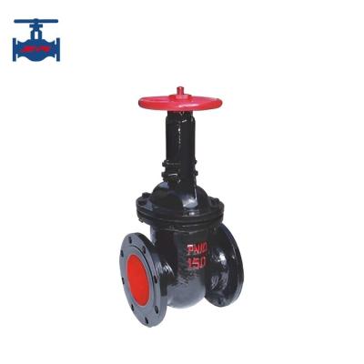 중국 응축수 배출 기능이 있는 물 중간형 주철 플랜지 게이트 밸브 판매용